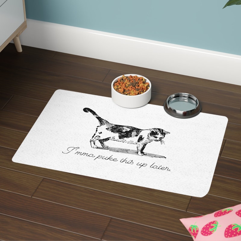 Cat Food Mat - Etsy