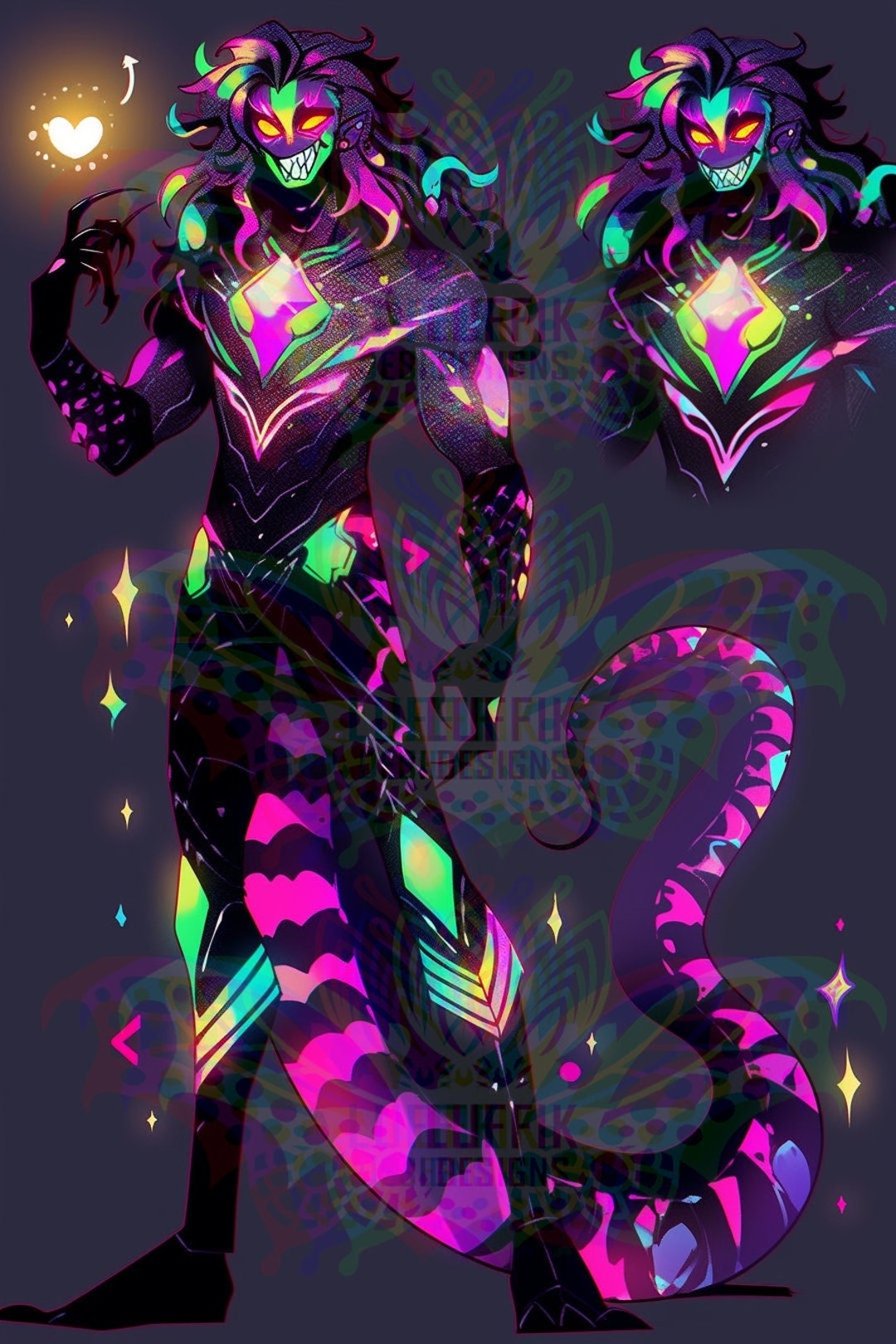 Adoptable Mystery Pack #70 - 5 Neon Cryptids (see Description ...