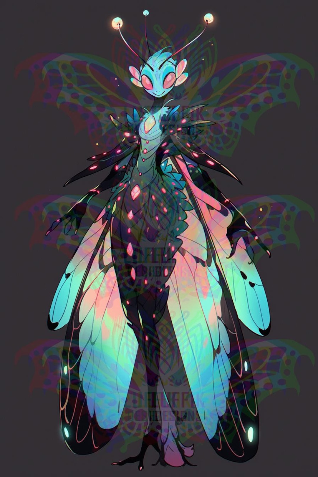 Adoptable 1836 Exclusive Ownership Fantasy Character Adoptable, Insect ...