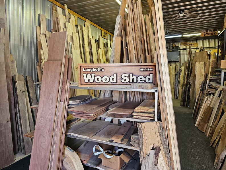 Outdoor Hardwood Sign - Etsy