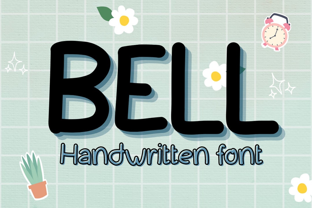 BELL Handwritten Font,make a Note Font, Neat Handwritten Font,simple ...