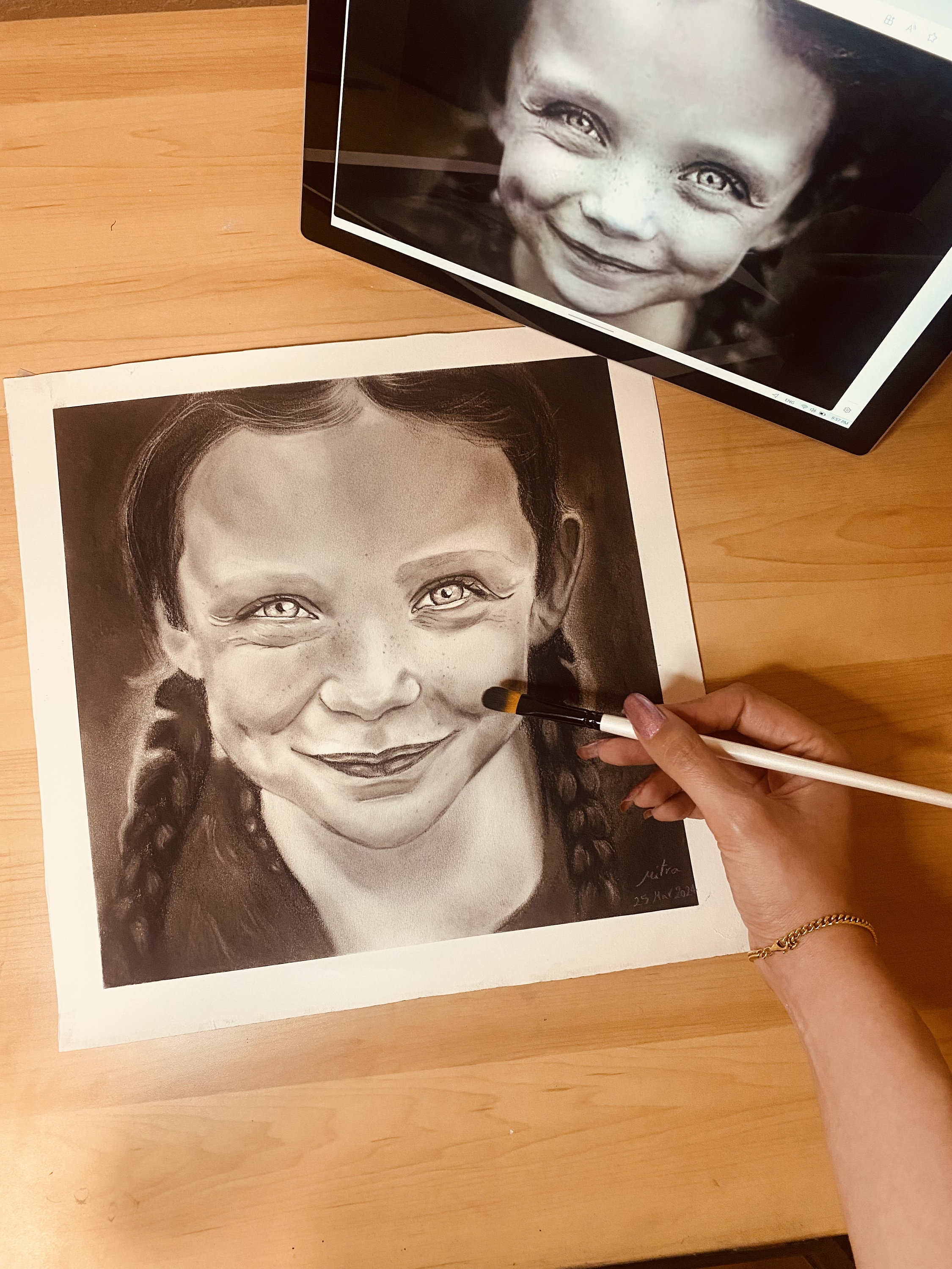 Customized Portrait, Loved One Portrait, Best Friend Portrait, Portrait ...