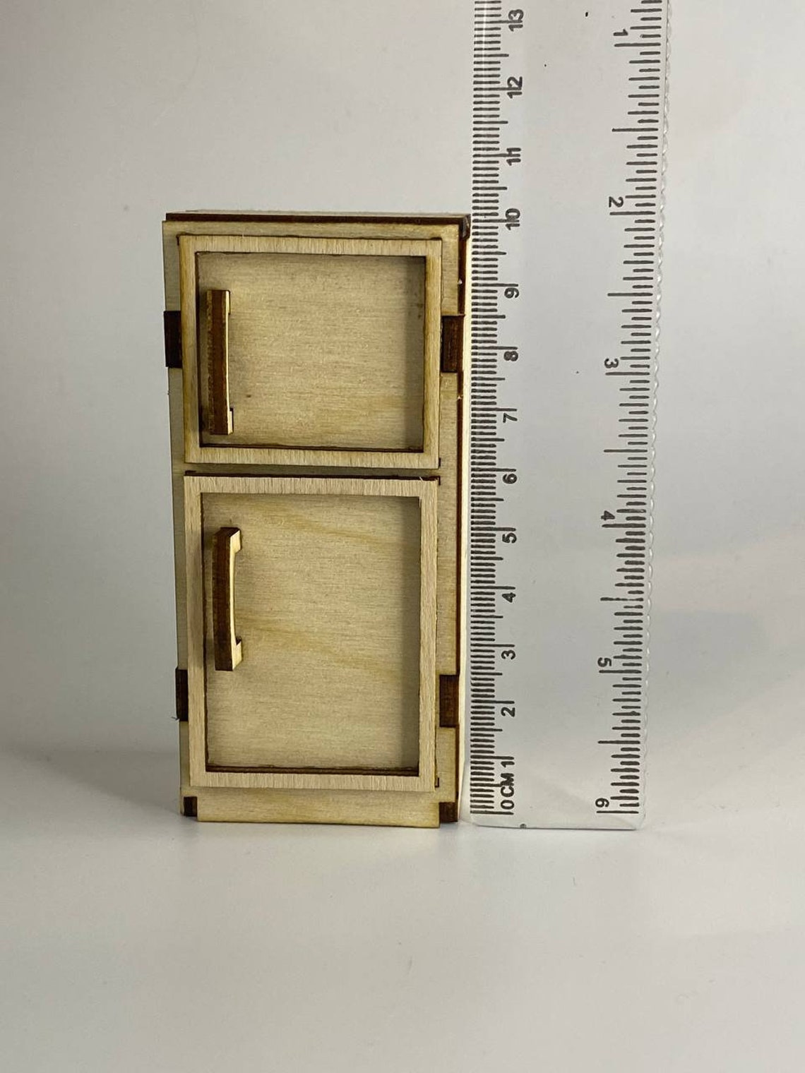 1:12 Scale,fridge, Wooden Doll Fridge, Laser Cut Kitchen Doll Fridge ...
