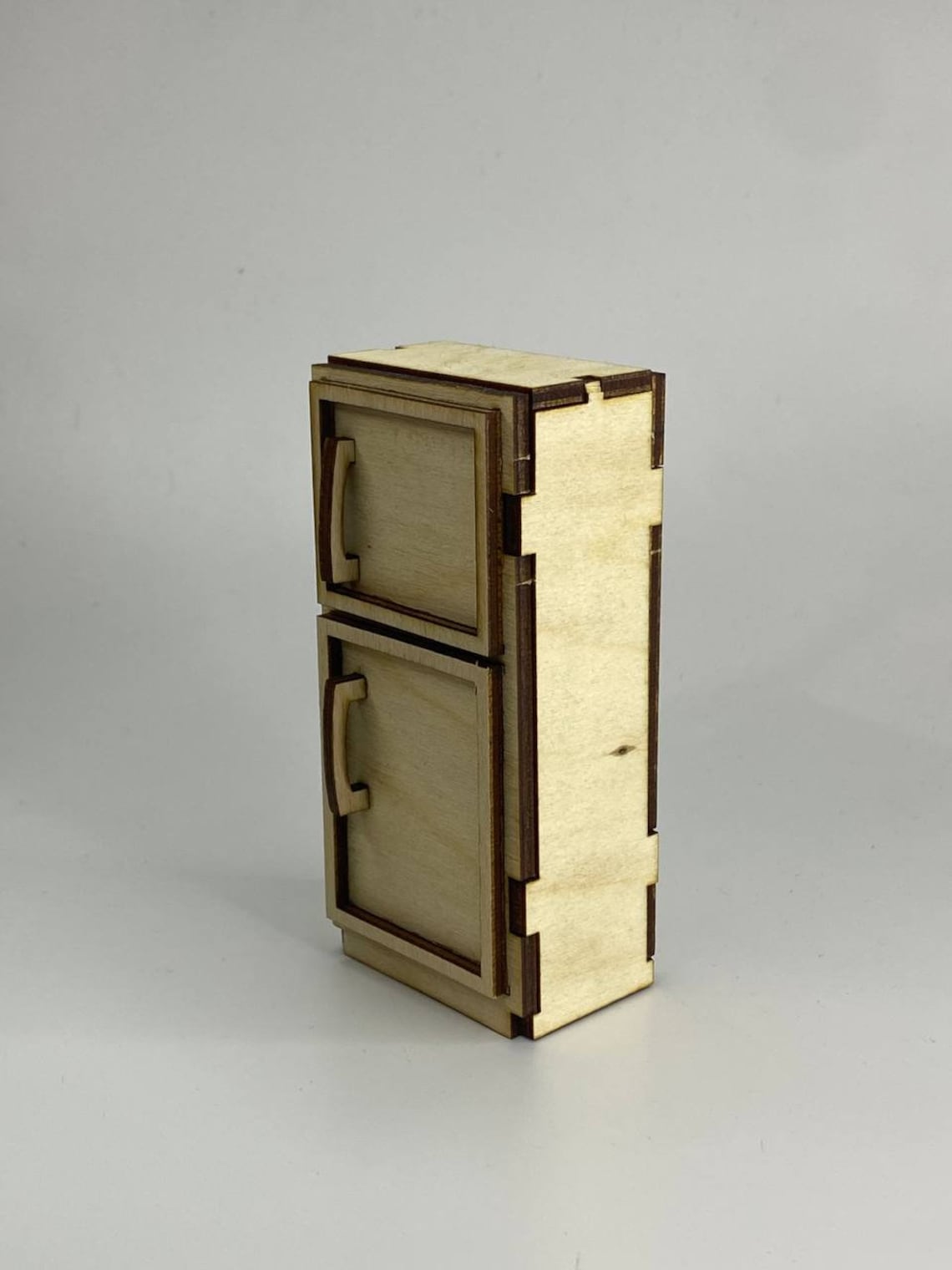 1:12 Scale,fridge, Wooden Doll Fridge, Laser Cut Kitchen Doll Fridge ...