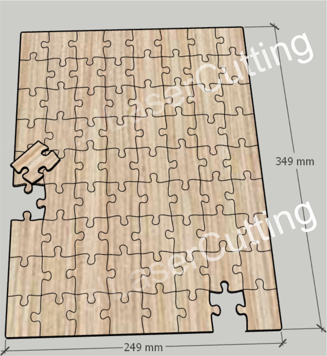 Puzzles Laser Cut,digital Download,vector Format ,cutting Jigsaw ...