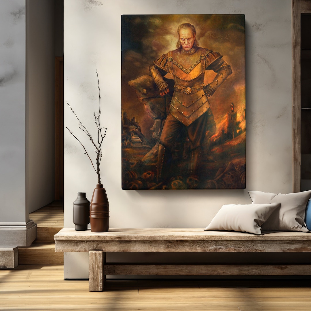 Vigo the Cruel From Ghostbusters II Painting Replica Canvas, Vigo the ...