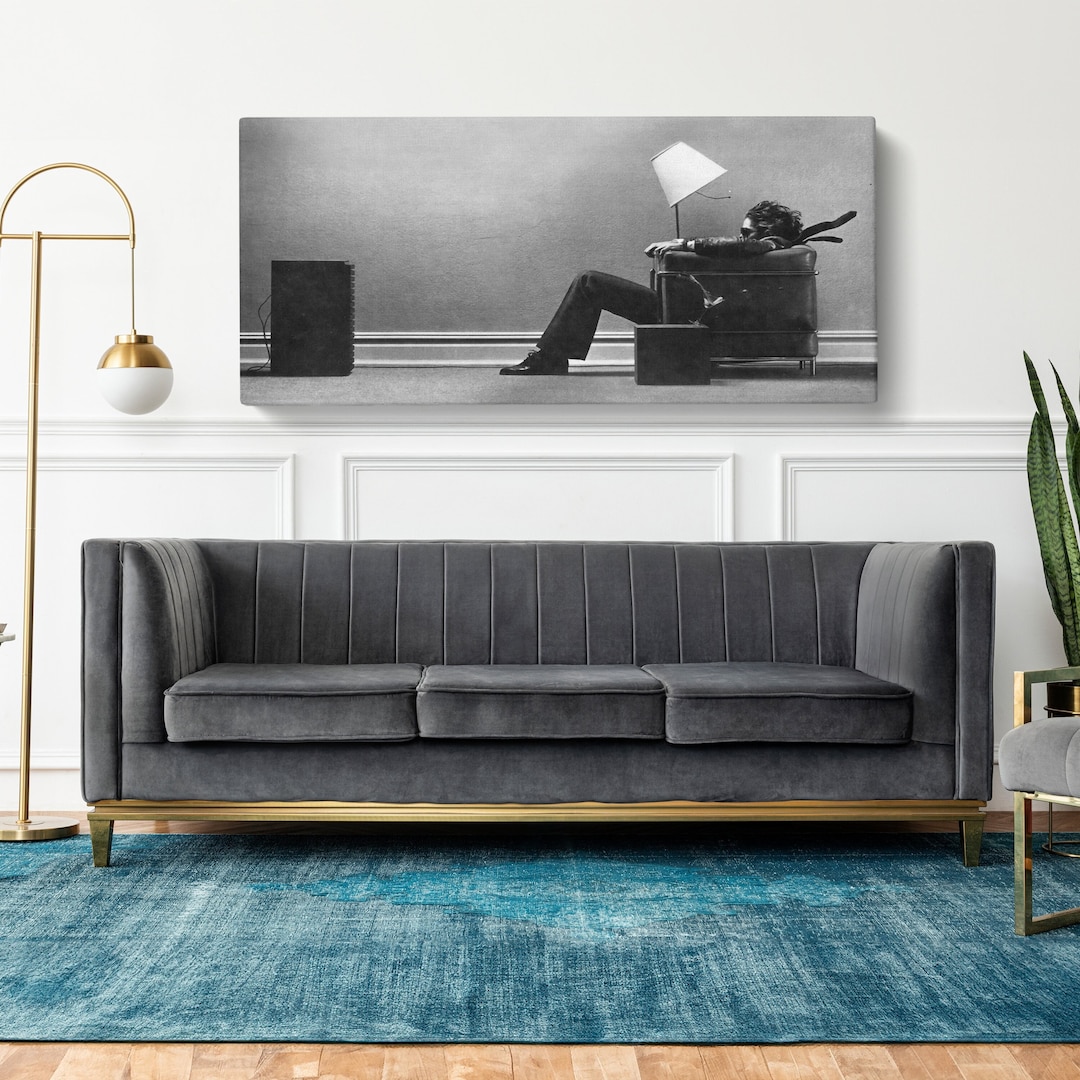 Blown-away Guy Maxell Ad 1979 Steve Steigman Canvas Wall Art Decor - Etsy