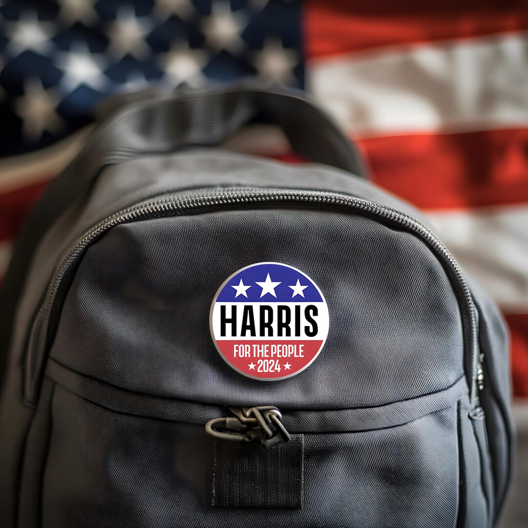 100 Pcs. Harris Buttons, 2024 Election, Democratic Vote, Kamala Harris ...