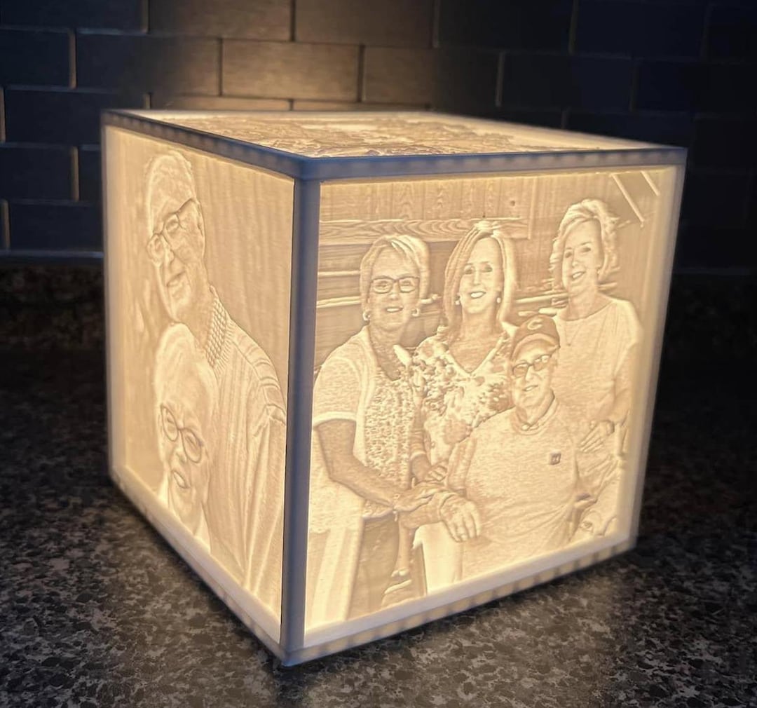 3D Printed Lithophane Lightbox - Etsy