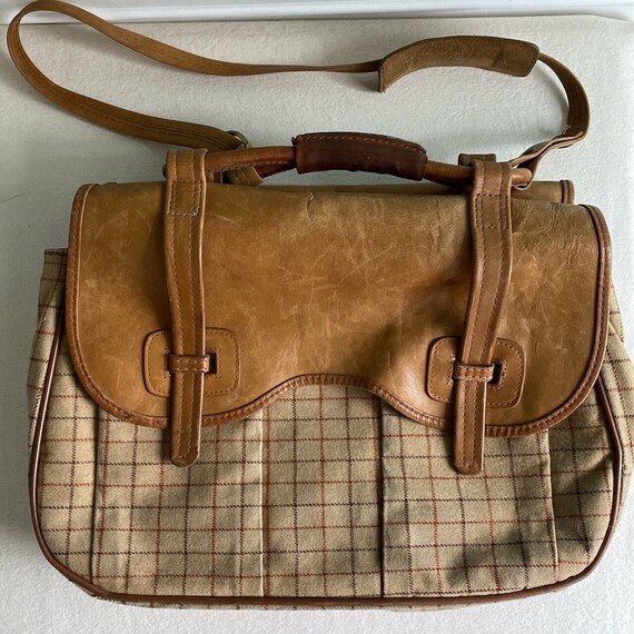 Rare 70s Bill Blass Double-Sided Messenger Bag - Gem