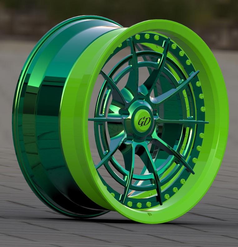 Forged Two Piece Rim Design. Rim Code 9.5jx20 5x112 ET32 (ready for ...