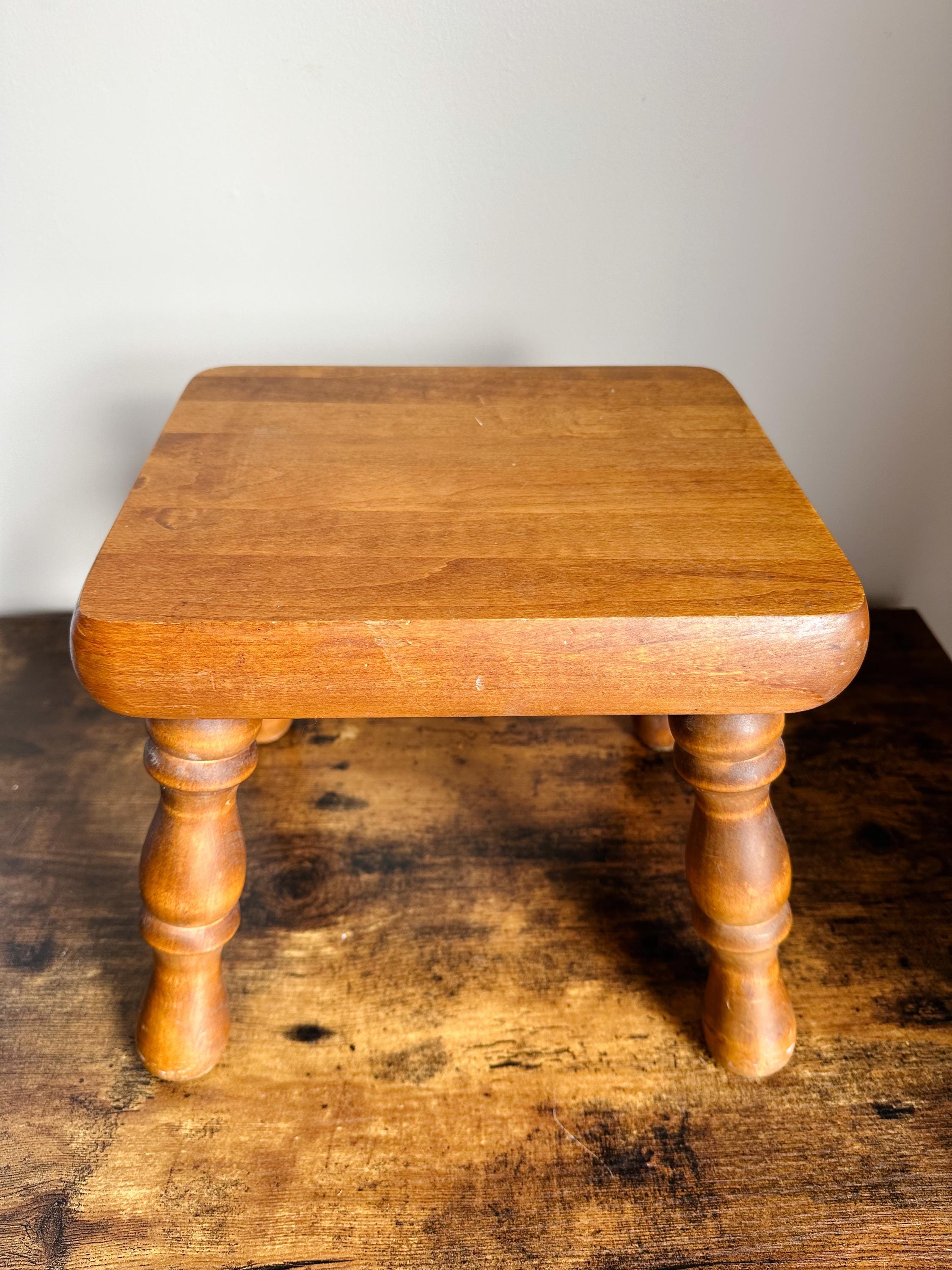 Antique Rustic Solid Wood Milking Stool - Etsy