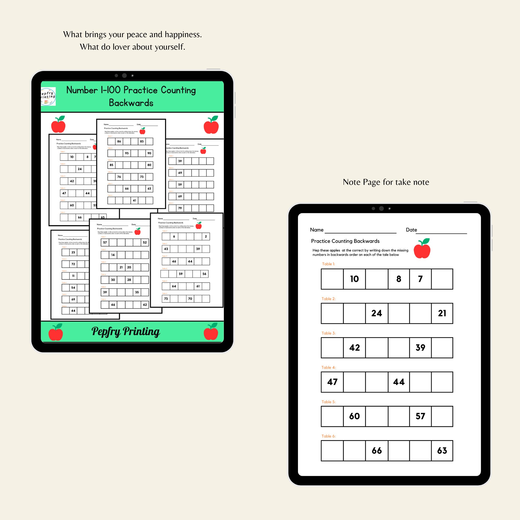 Worksheet for Kid, Number 1-100 Practice Counting Backwards, Worksheet ...
