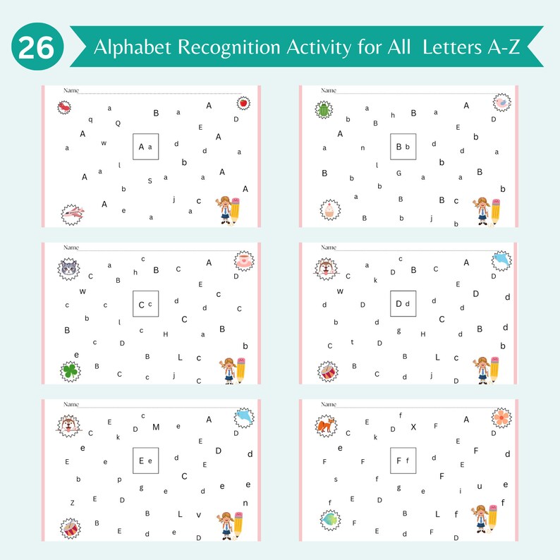 Alphabet Flashcards ,ABC Flashcards , Educational Cards, A-Z Cards ...