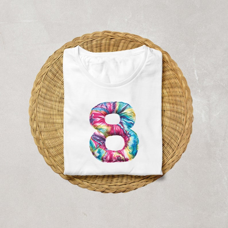 Tie Dye Letter, Number Clipart,tie Dye Alphabet PNG, Tie Dye Letters ...