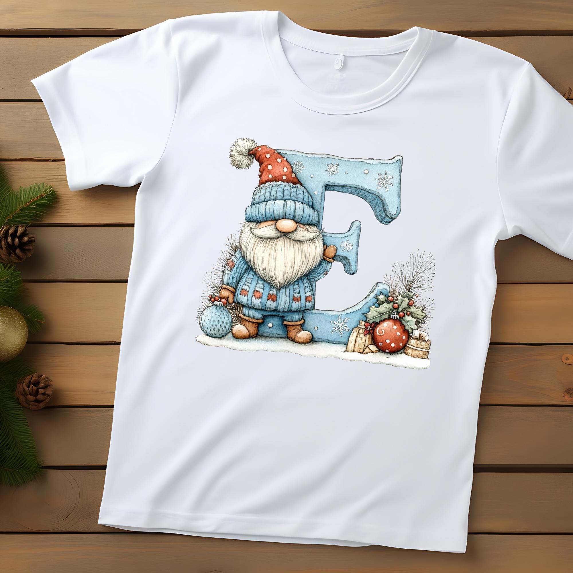 Gnome Christmas Letter , Gnome Clipart , Gnome PNG, Christmas Alphabet ...