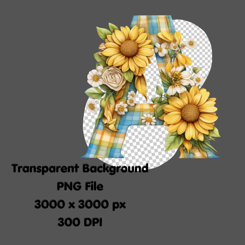 Yellow Gingham Letter, Number Clipart, Gingham Alphabet PNG, Gingham ...