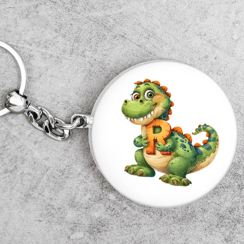 Cute Dino Letter , Dino Letter Clipart , Dino PNG, Watercolor Cute Dino ...