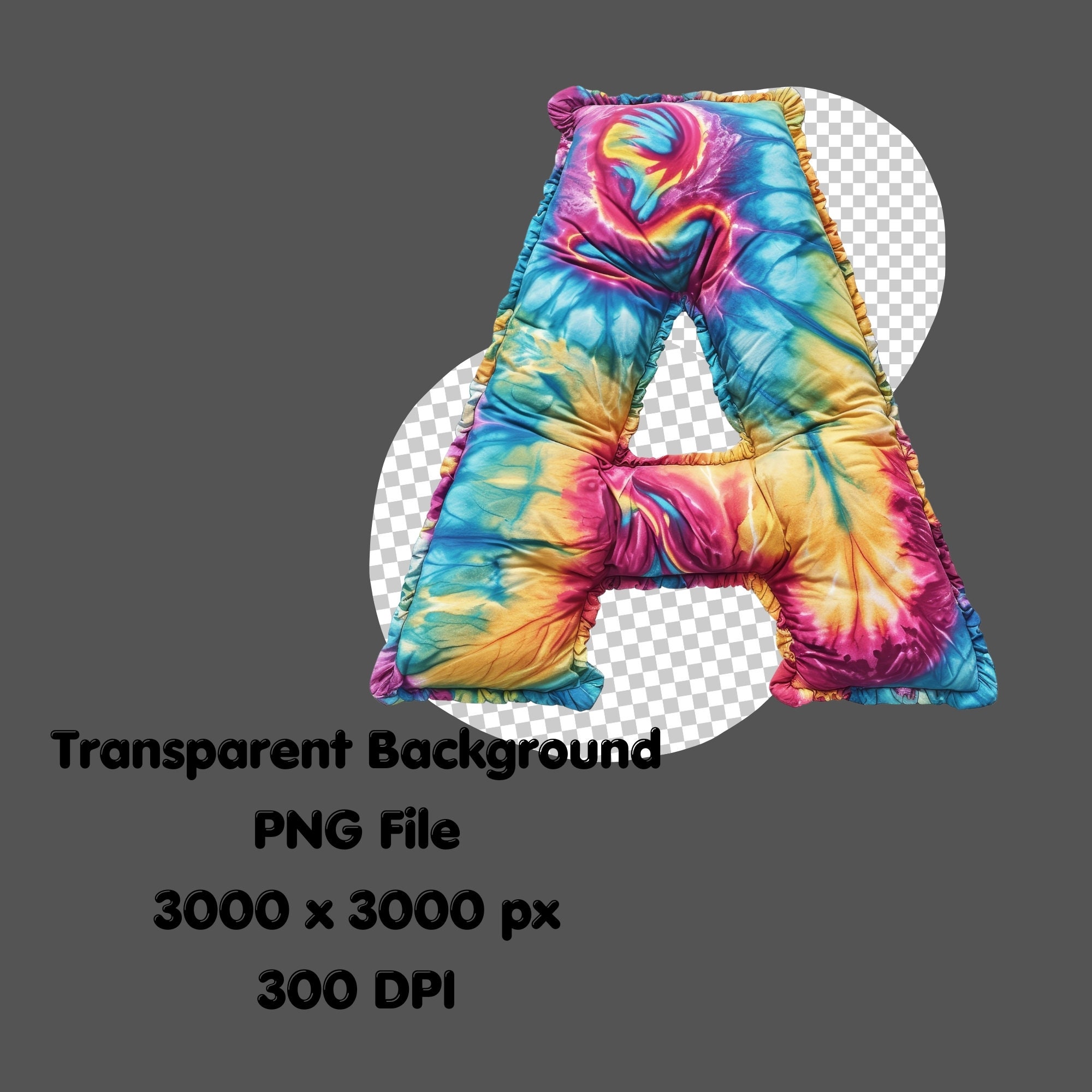 Tie Dye Letter, Number Clipart,tie Dye Alphabet PNG, Tie Dye Letters ...