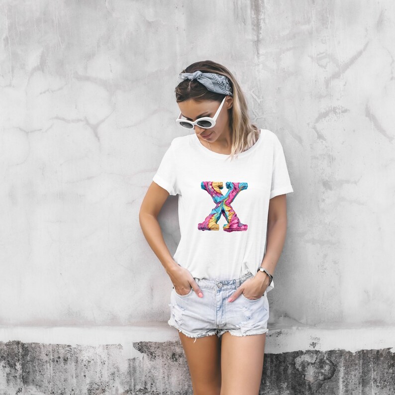 Tie Dye Letter, Number Clipart,tie Dye Alphabet PNG, Tie Dye Letters ...