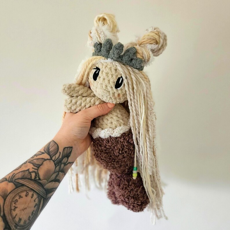 Ready to Ship Crochet Mermaid | Ocean Theme Plushie | Magical Stuffed ...