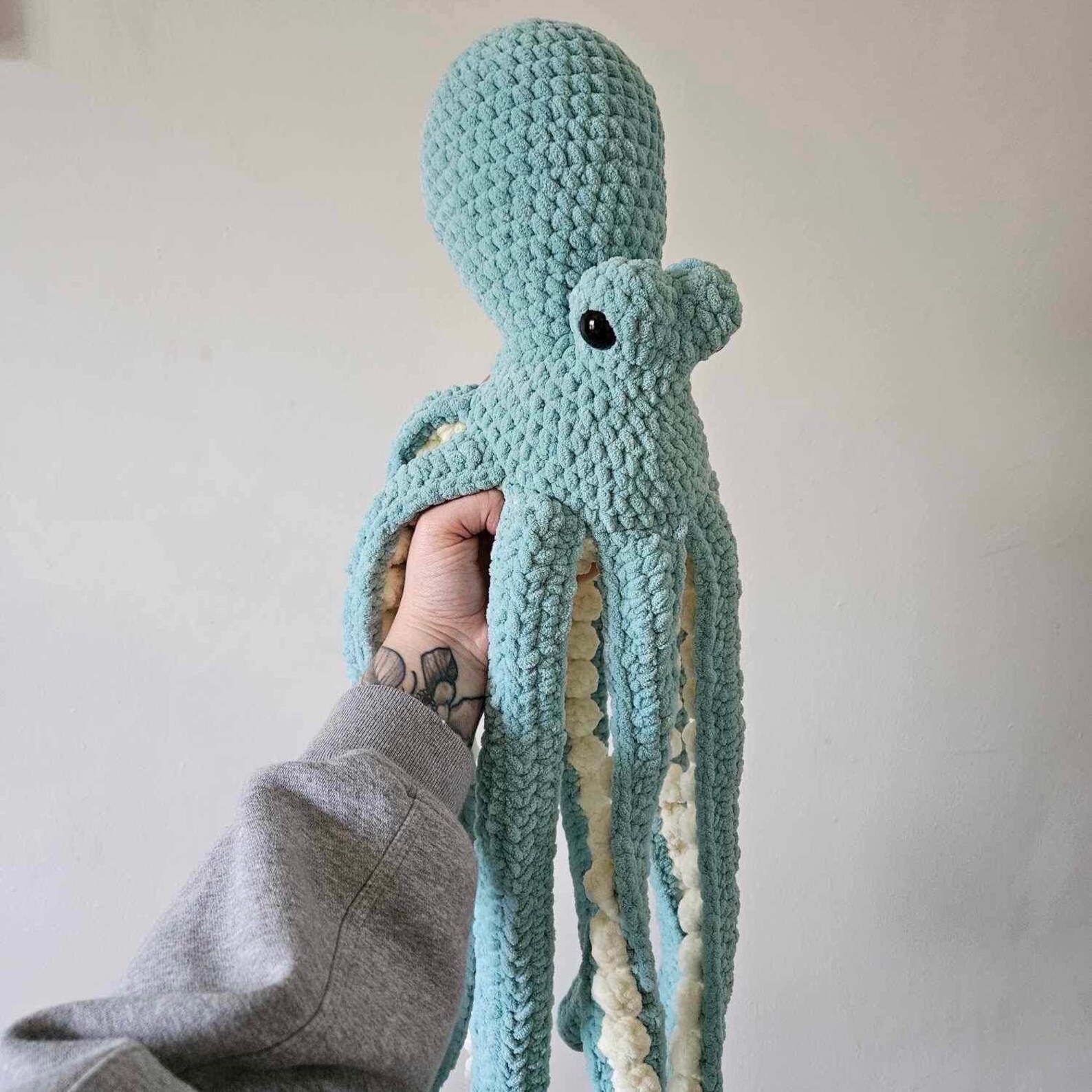Custom Handmade Crochet Anchor Octopus | Under the Sea | Ocean Theme Bedroom | Newborn Baby Gift ...