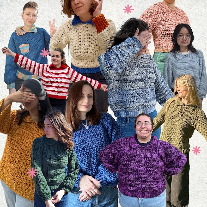 Crochet Cider Sweater | Easy/intermediate Made to Measure V-stitch ...