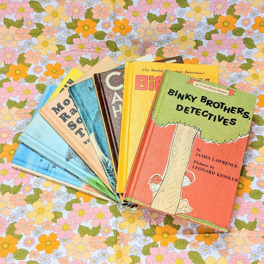 Vintage Children's Book Bundle Lot of 7 Books 1960s 1970s I Can Read ...