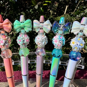 Flower Bows - Beaded Pen - Etsy