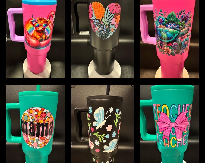 40oz. Decorated Simple Modern Tumblers - Etsy