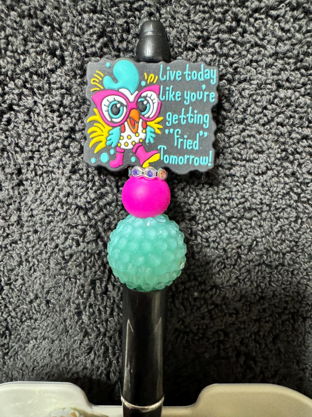 Chicken Fried - Beaded Pen - Etsy
