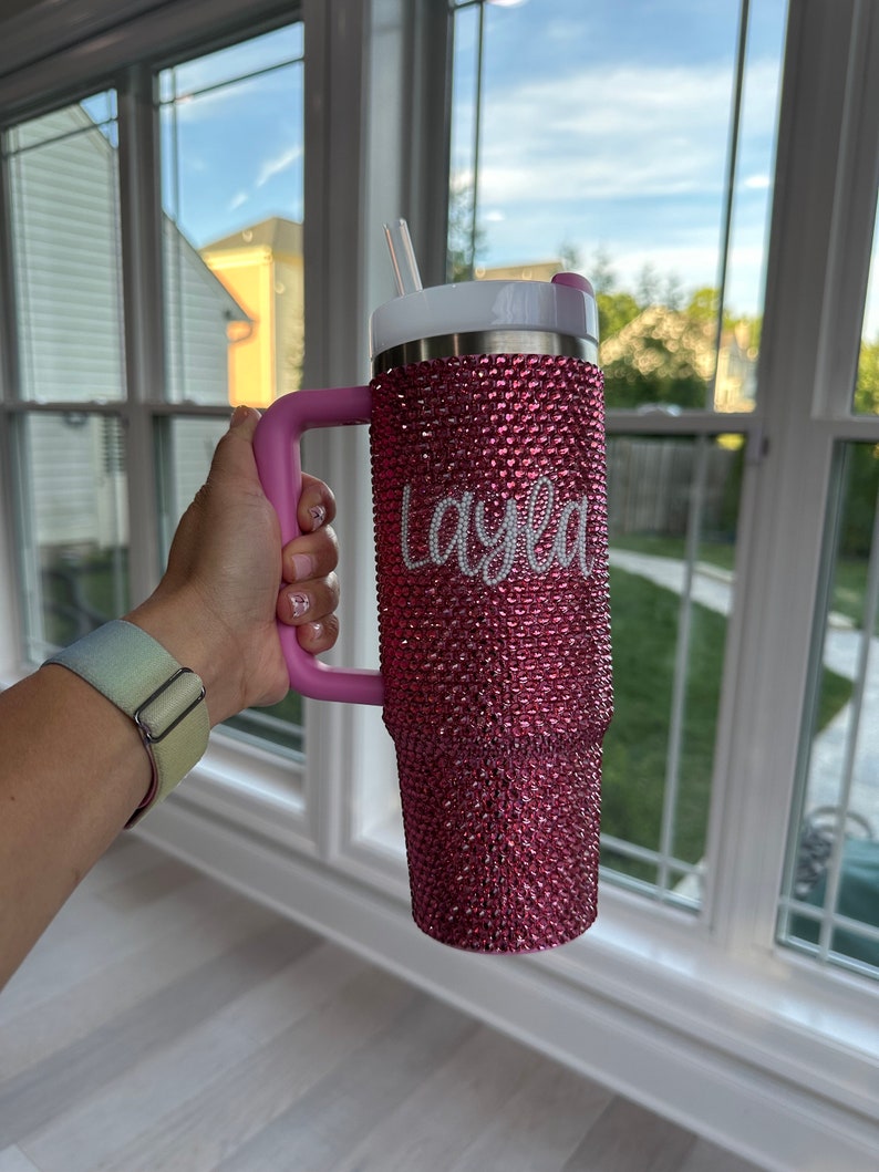 Custom Blinged 30oz Authentic Stanley Tumbler - Etsy