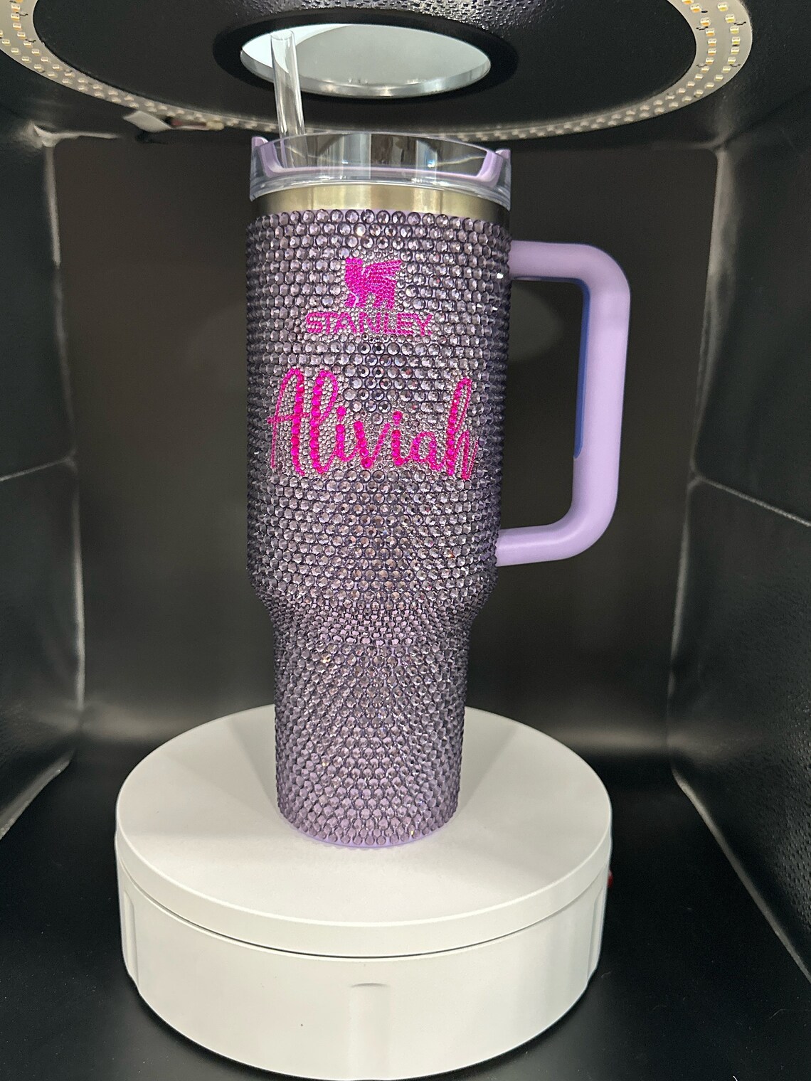 Custom Blinged 30oz Authentic Stanley Tumbler - Etsy