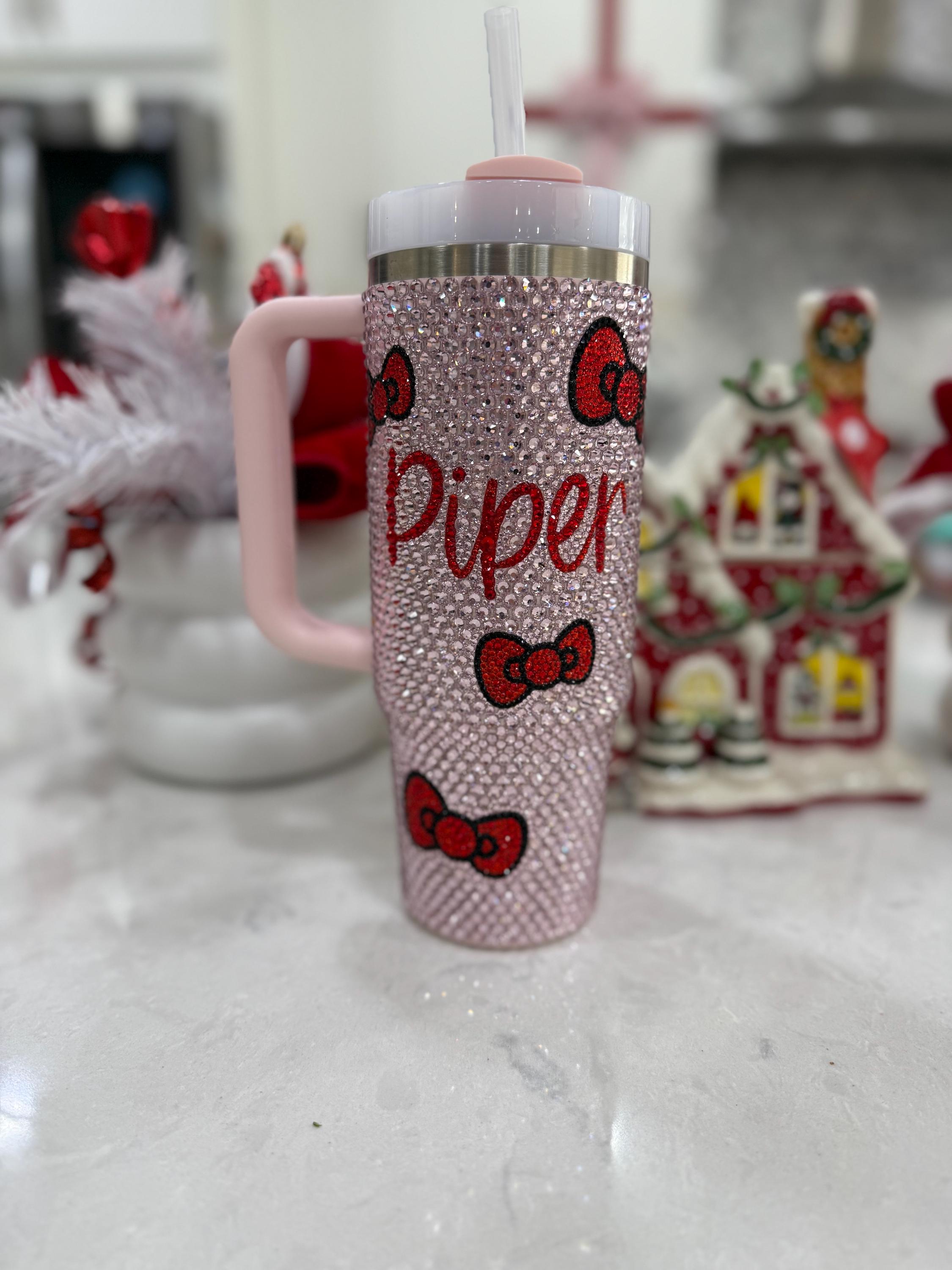 Custom Blinged 30oz Authentic Stanley Tumbler - Etsy