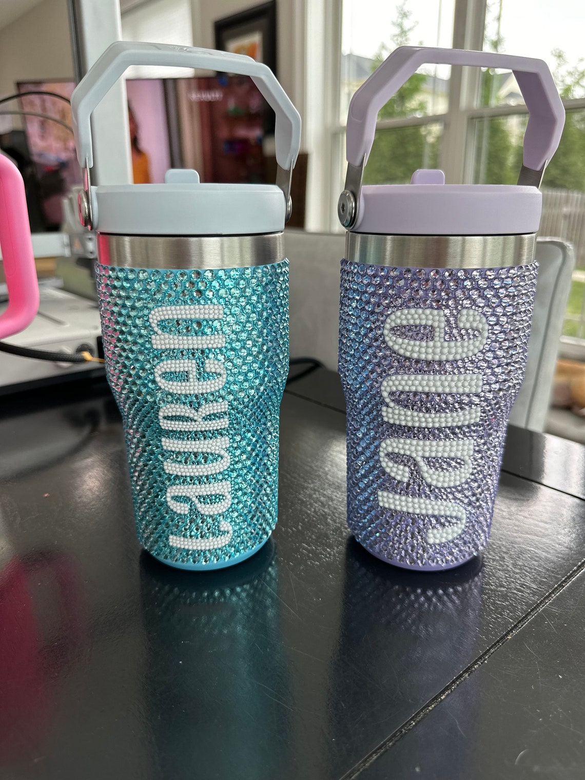 Custom Blinged Made-to-order 20oz or 30 Oz Authentic Stanley Flipstraw ...