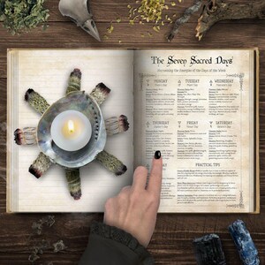Wiccan Days of the Week Guide | Digital Download | Pagan ...