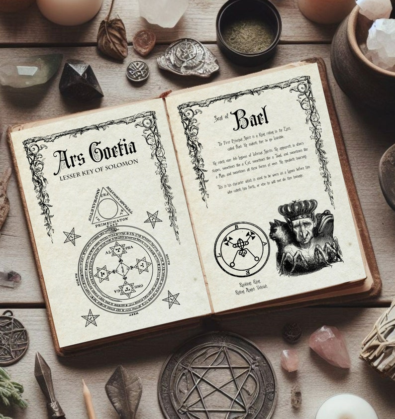 81 Goetia Demon Digital Pages, Lesser Key of Solomon, Digital Download ...