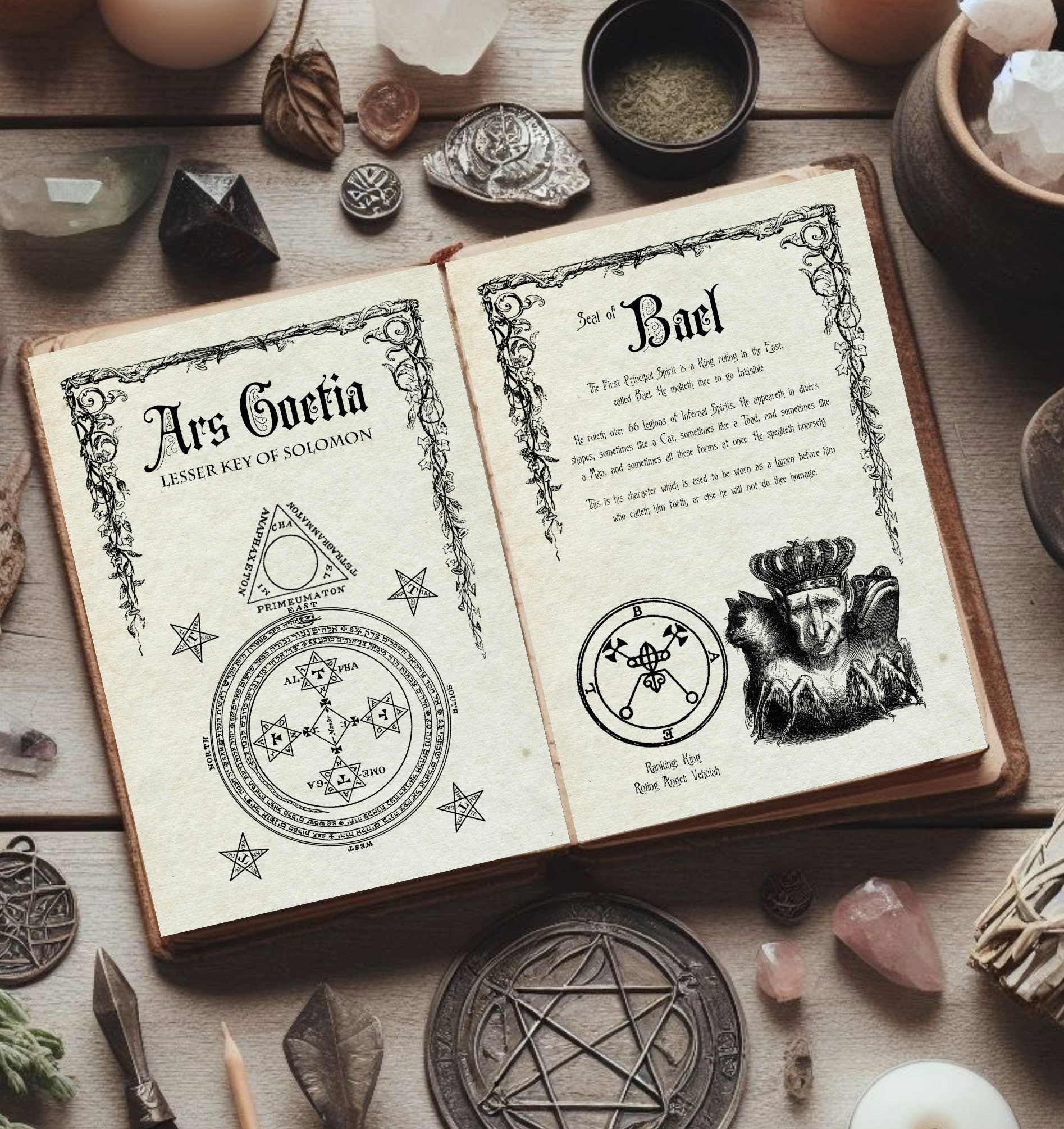 81 Goetia Demon Digital Pages, Lesser Key of Solomon, Digital Download ...