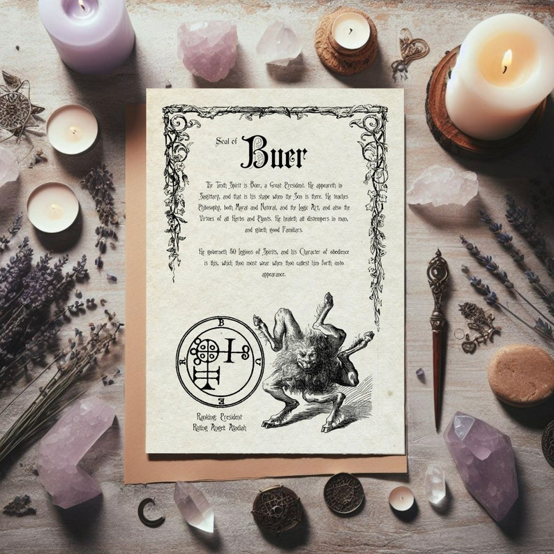 81 Goetia Demon Digital Pages, Lesser Key of Solomon, Digital Download ...