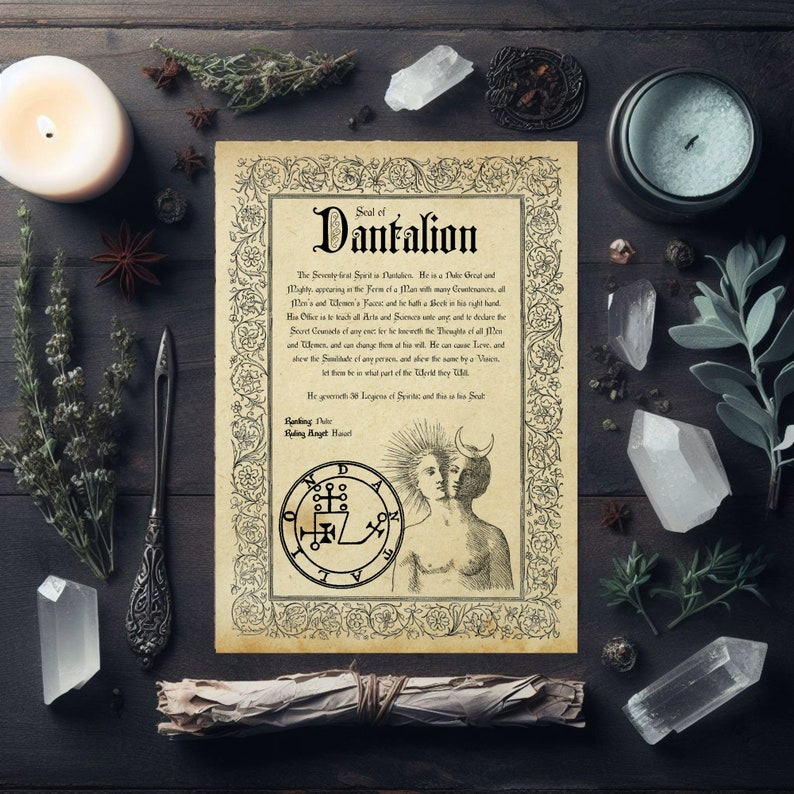 81 Pages of the Goetia Demons, Lesser Key of Solomon, Digital Download ...