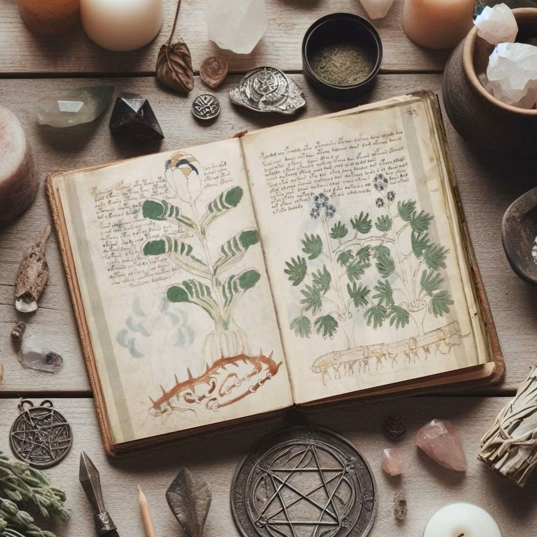 The Voynich Manuscript, Original 15th Century Occult Text, Digital ...