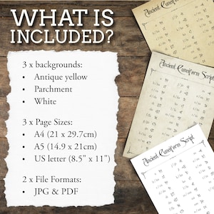 Ogham Alphabet Printable PDF • Celtic / Druid Script Chart • Digital ...