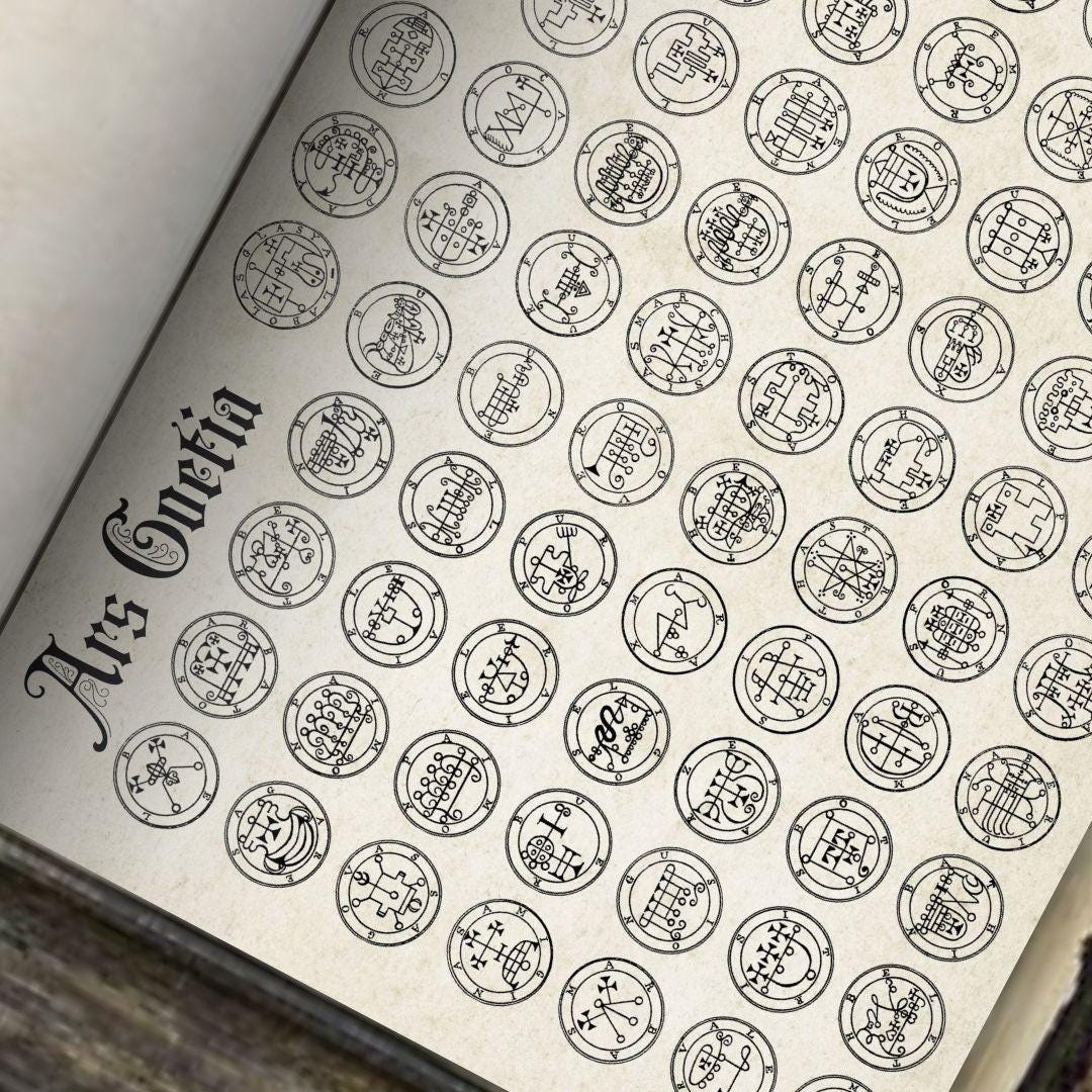 Ars Goetia Demon Sigils, Lesser Key of Solomon Download, Pagan Sigil ...