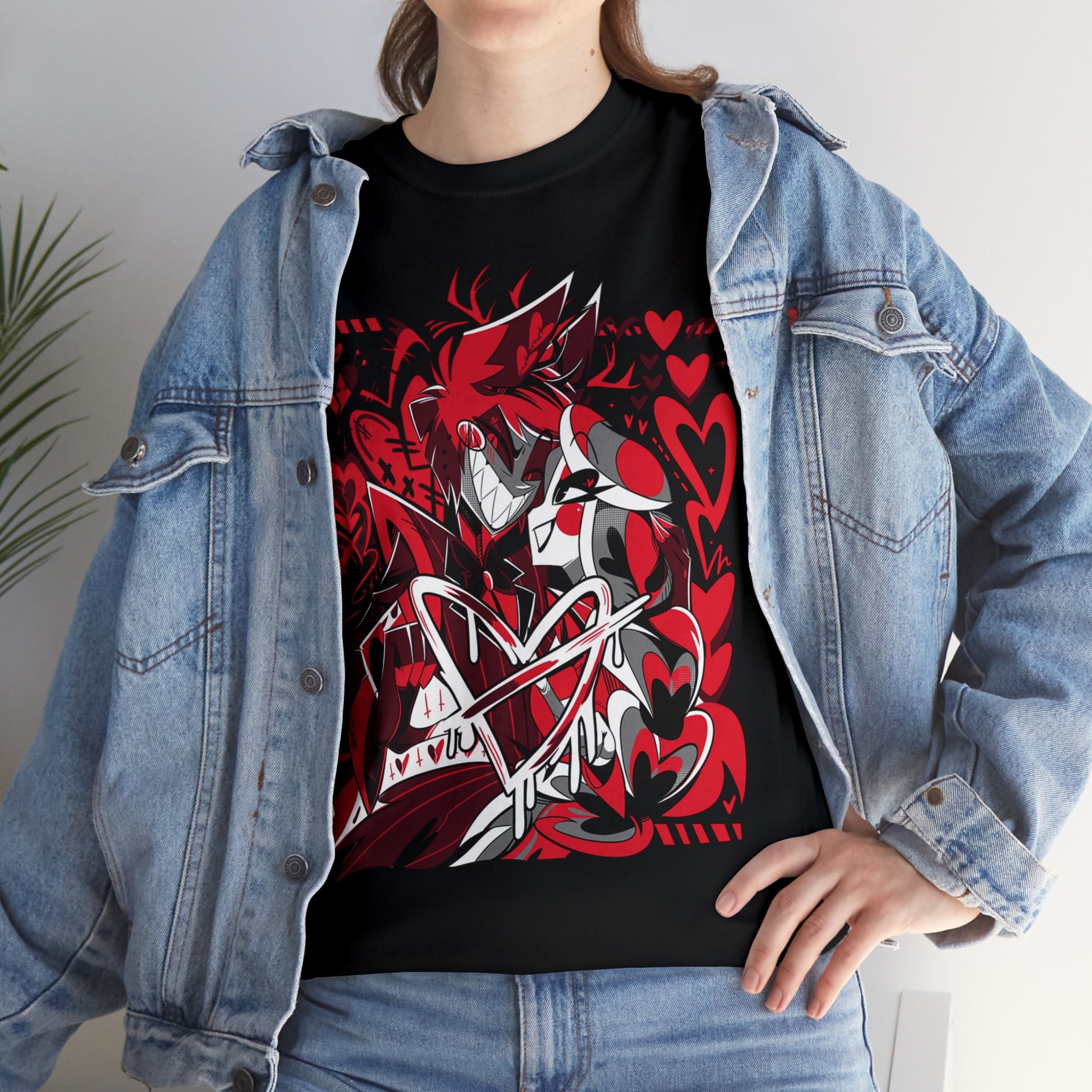 Hazbin Hotel Tshirt Alastor Valentines Shirt Hazbin Hotel Character ...