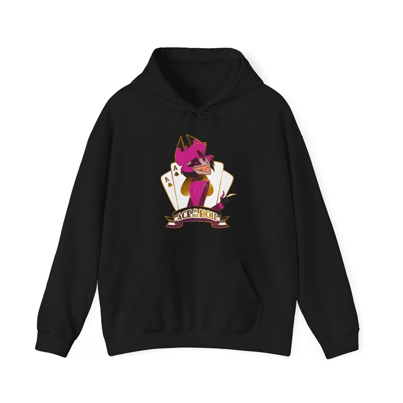 Alastor Hazbin Hotel Hooded Sweatshirt | Spring Streetwear | Oversized ...