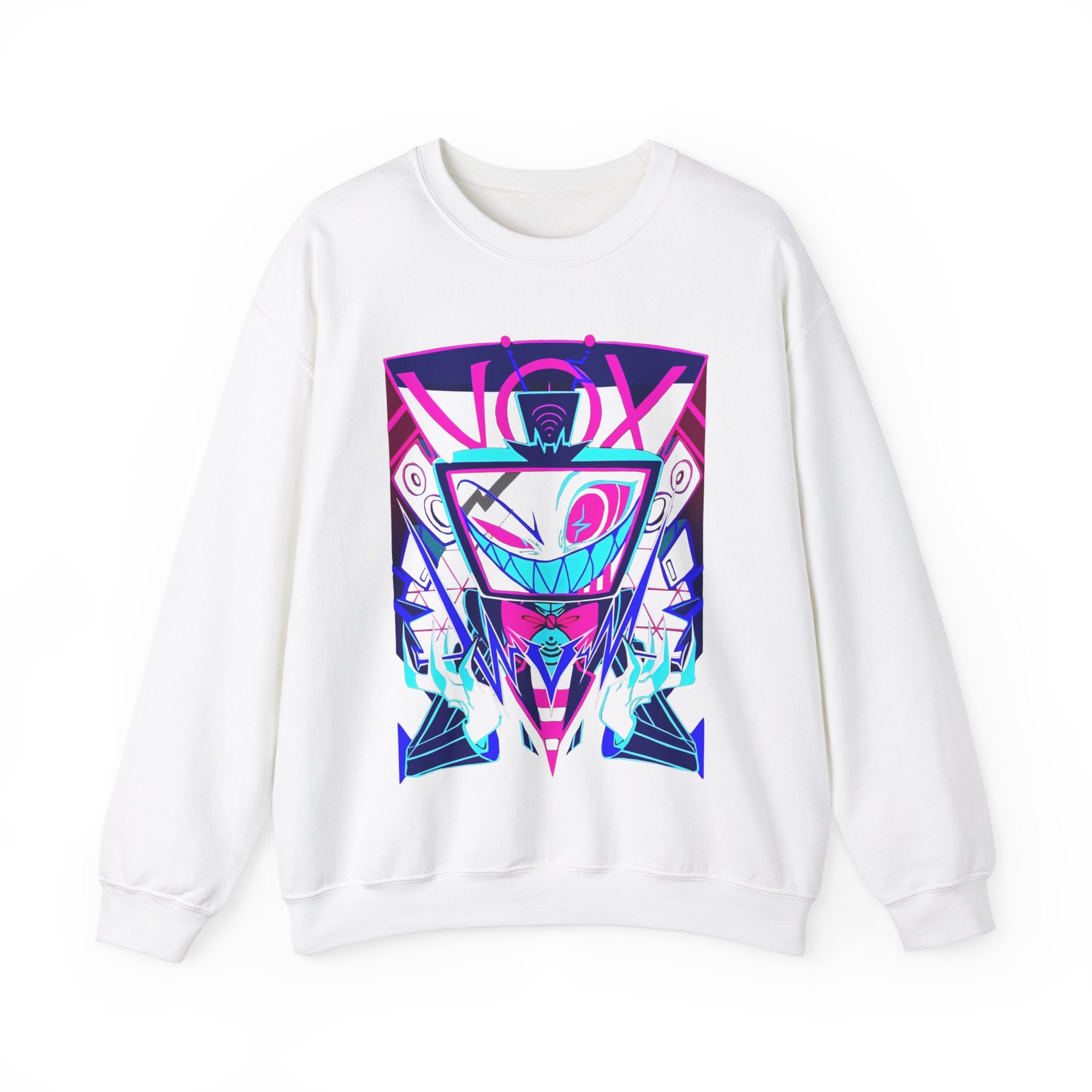 Hazbin Hotel Crewneck Sweater | Vox Hazbin Hotel | Hazbin Hotel Cosplay ...