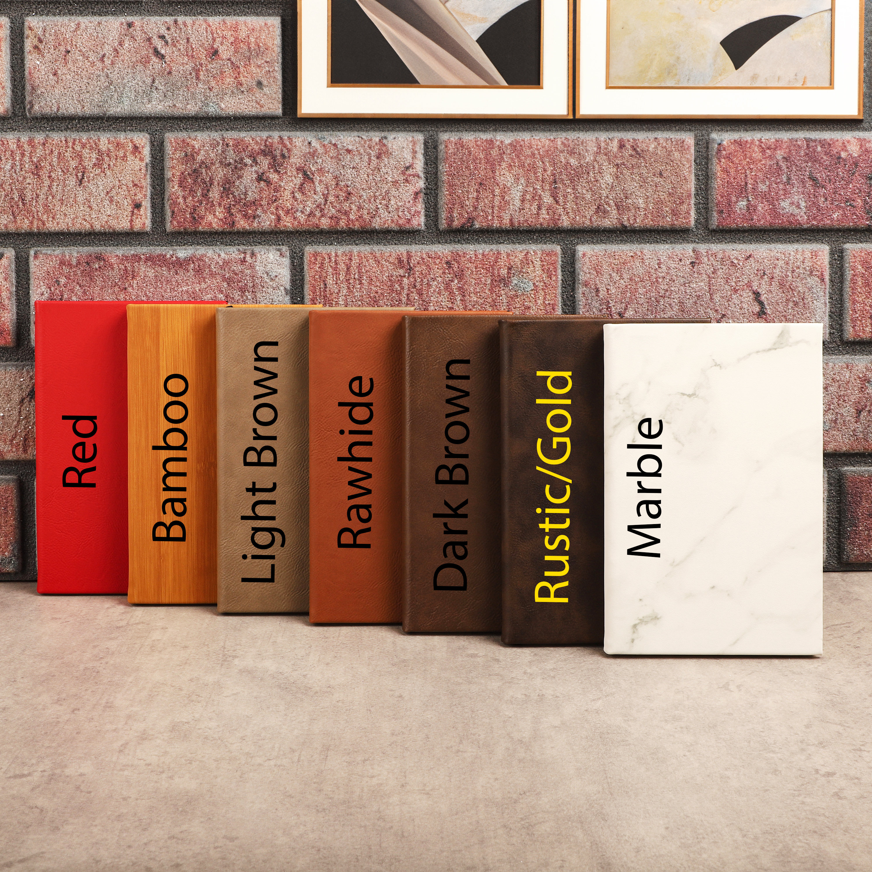 Custom Journal Company Logo, Company Logo Engraved Journal, Vegan ...