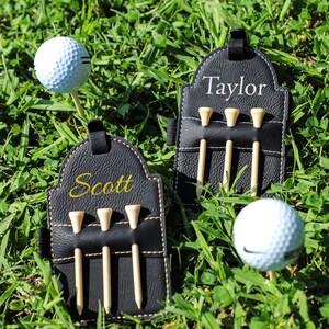 Custom Monogram Golf Bag Tag, Monogram Engraved Golf Tag, Leather Golf ...