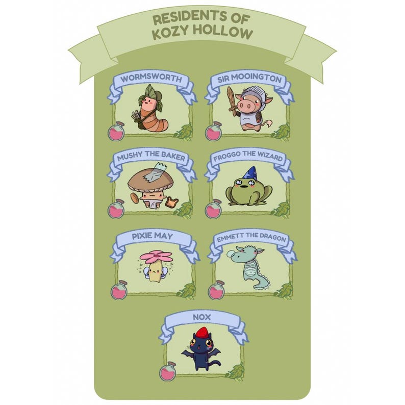 Cute Glossy Sticker - Knick Knack Connoisseur - Etsy