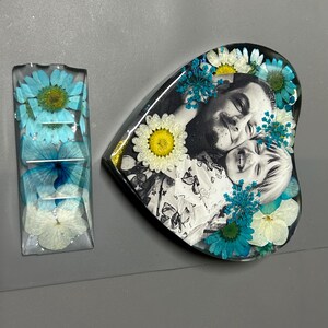 Memorial Resin Heart Memory Resin Heart Epoxy Resin Memorial Heart for ...